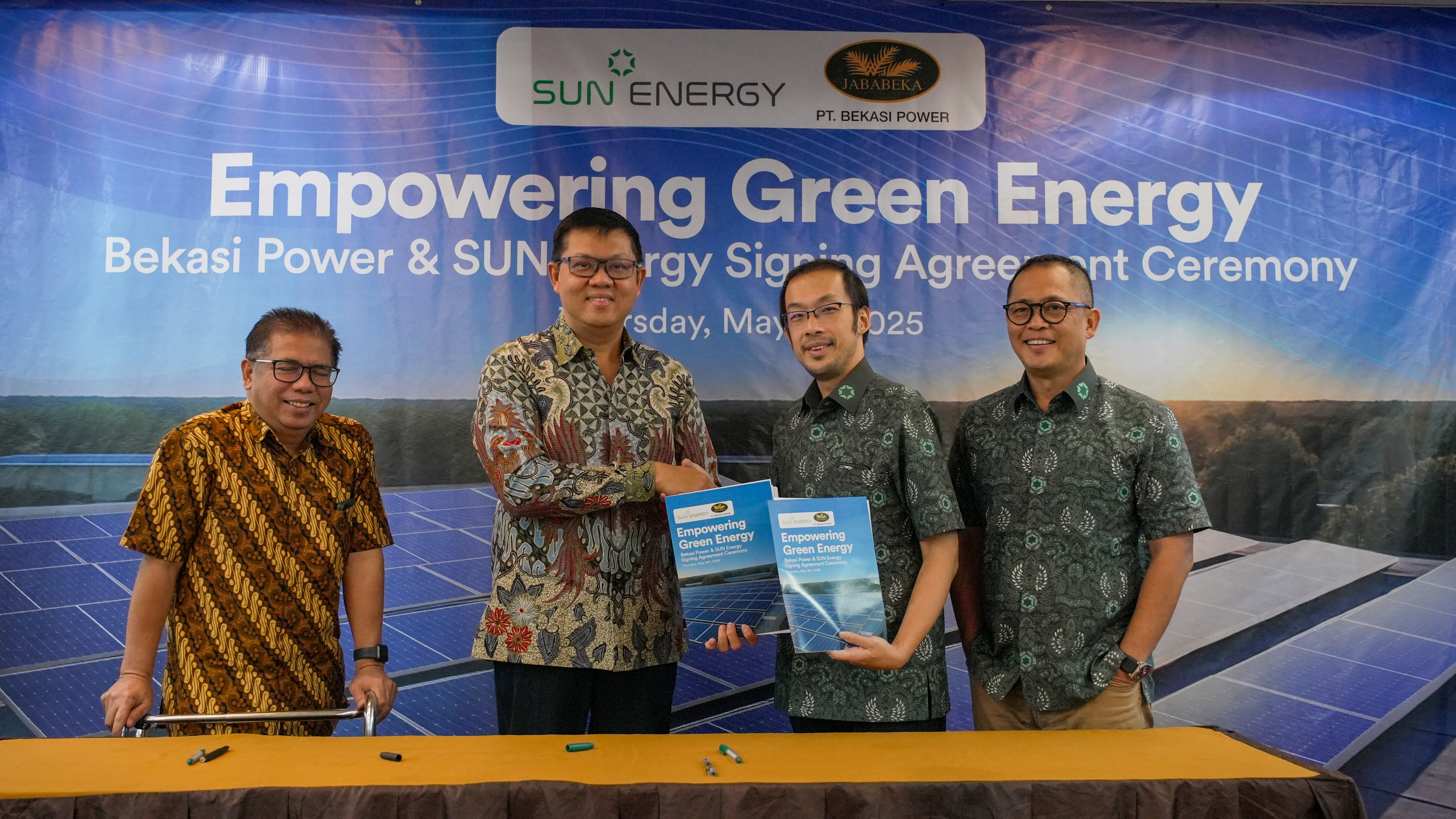 Kerja Sama Eksklusif SUN Energy dan PT Bekasi Power
